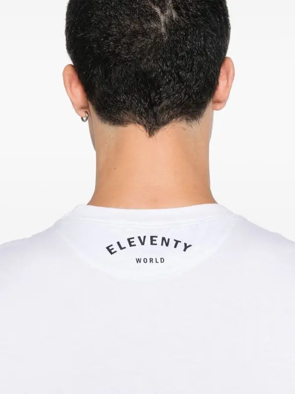 Eleventy Logo-print T-shirt