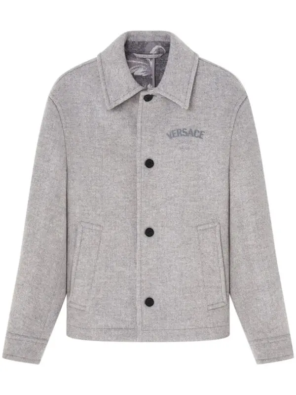 Versace Wool-blend Blouson Jacket
