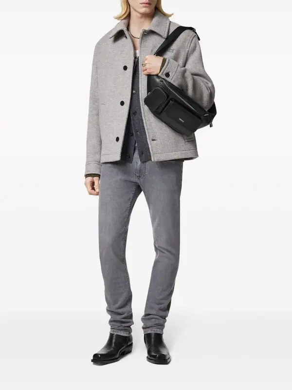 Versace Wool-blend Blouson Jacket