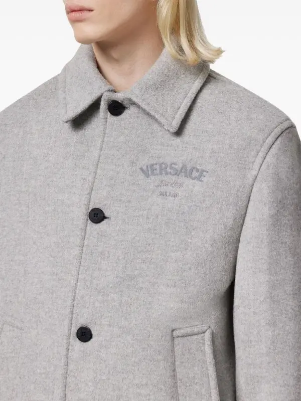 Versace Wool-blend Blouson Jacket