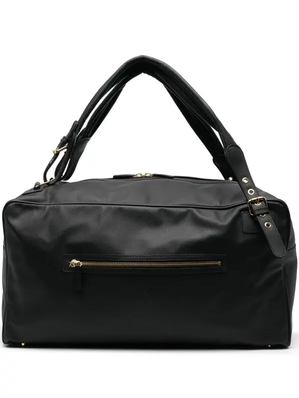 Eleventy Debossed-logo Holdall - Black