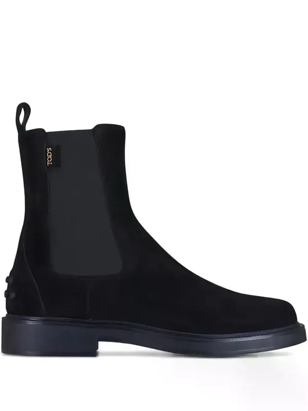 TOD'S Pull-tab Chelsea Boots - Black
