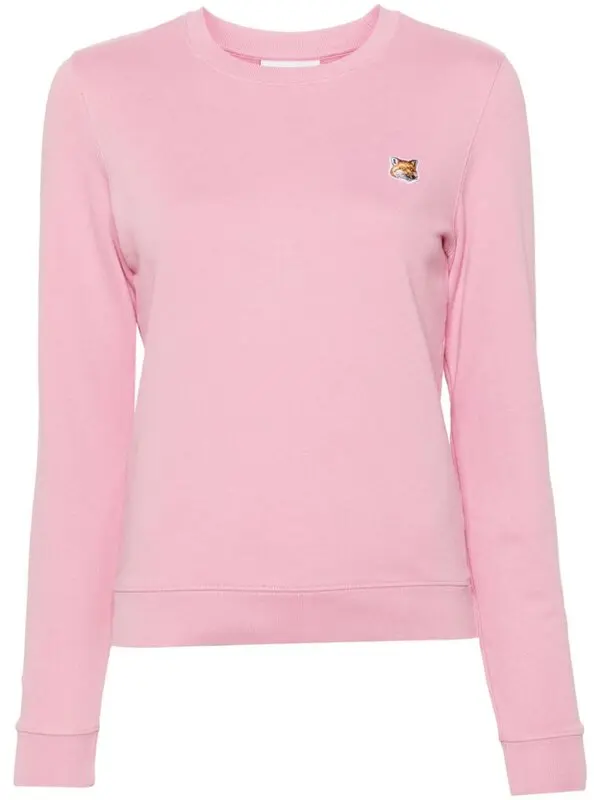 Maison Kitsuné Fox Head Patch Sweatshirt - Pink