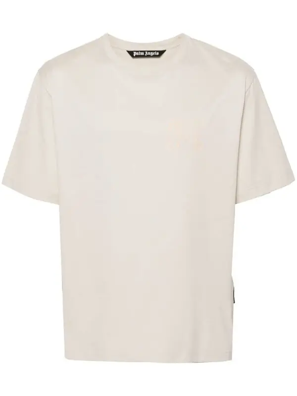 Palm Angels Pa Monogram T-shirt - Neutrals