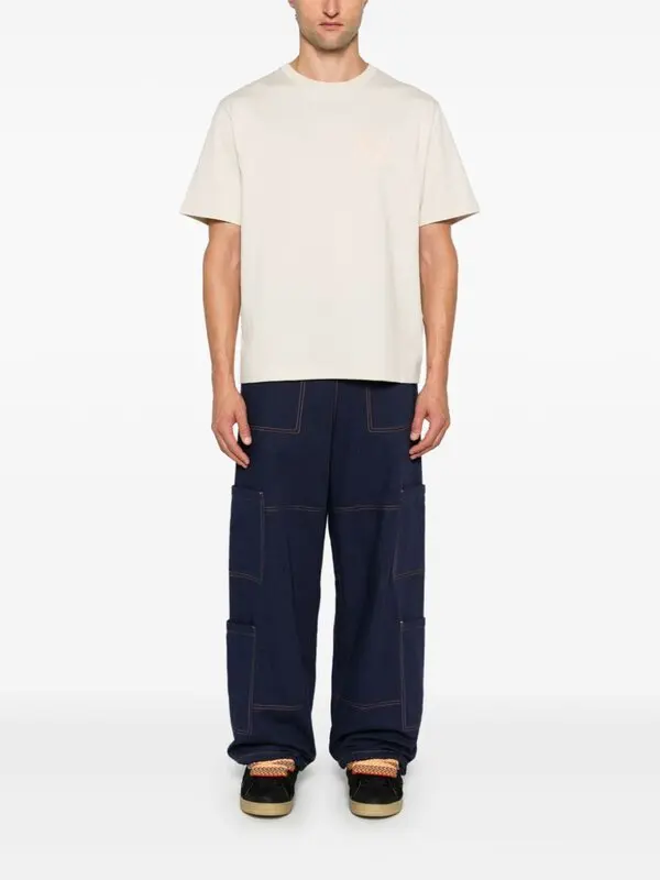 Palm Angels Pa Monogram T-shirt - Neutrals