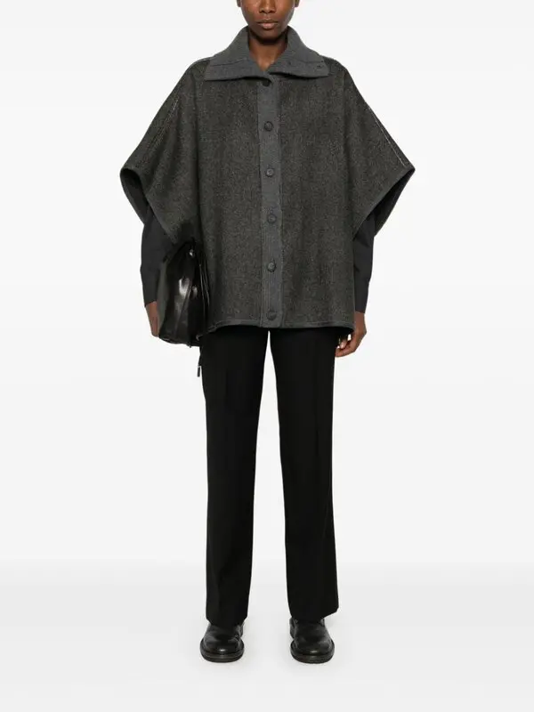 Fabiana Filippi Filo Diamante Diagonal Double Cape