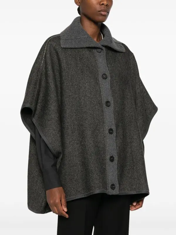 Fabiana Filippi Filo Diamante Diagonal Double Cape