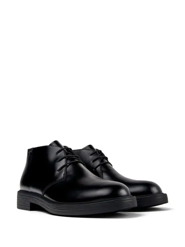 Camper Dean Lace-up Boots - Black