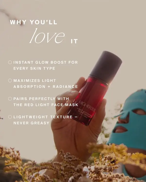 HIGHERDOSE Light-activated Glow Serum - Magenta
