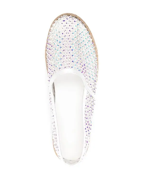 LE SILLA Gilda Crystal-embellished Espadrilles