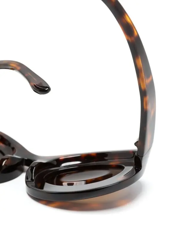 Henrik Vibskov Tortoiseshell Oval Sunglasses