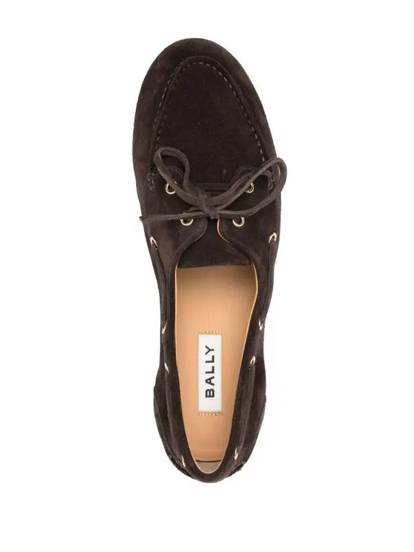 Bally Plume Boat Shoes - Brown