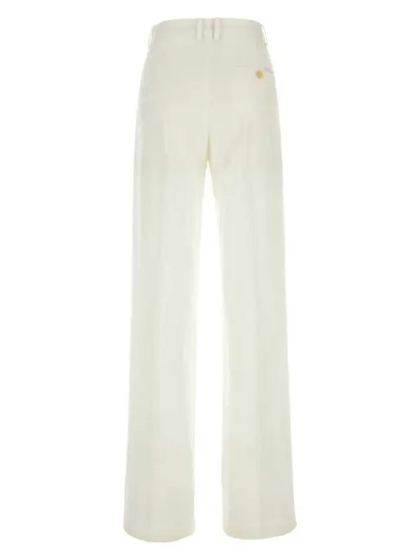 Stella McCartney High-waist Wide-leg Trousers - White