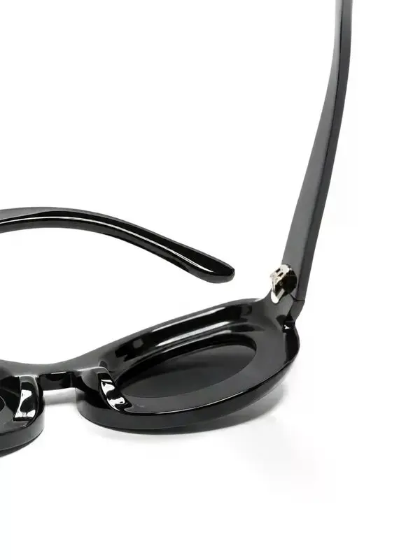 Henrik Vibskov Tyler Oval Frame Sunglasses - Black