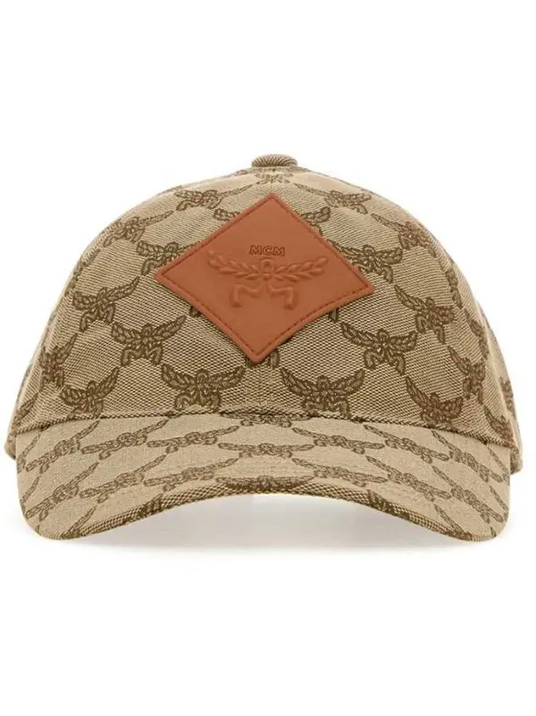 Mcm Lauretos Baseball Cap - Neutrals