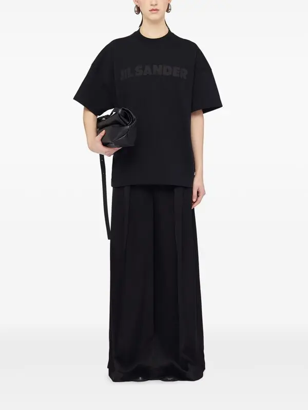 JIL SANDER Logo T-shirt - Black
