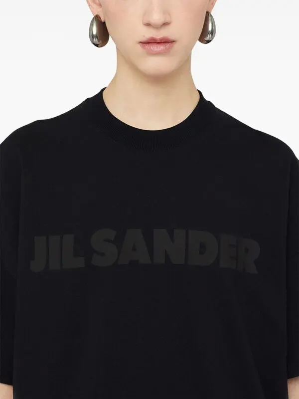 JIL SANDER Logo T-shirt - Black