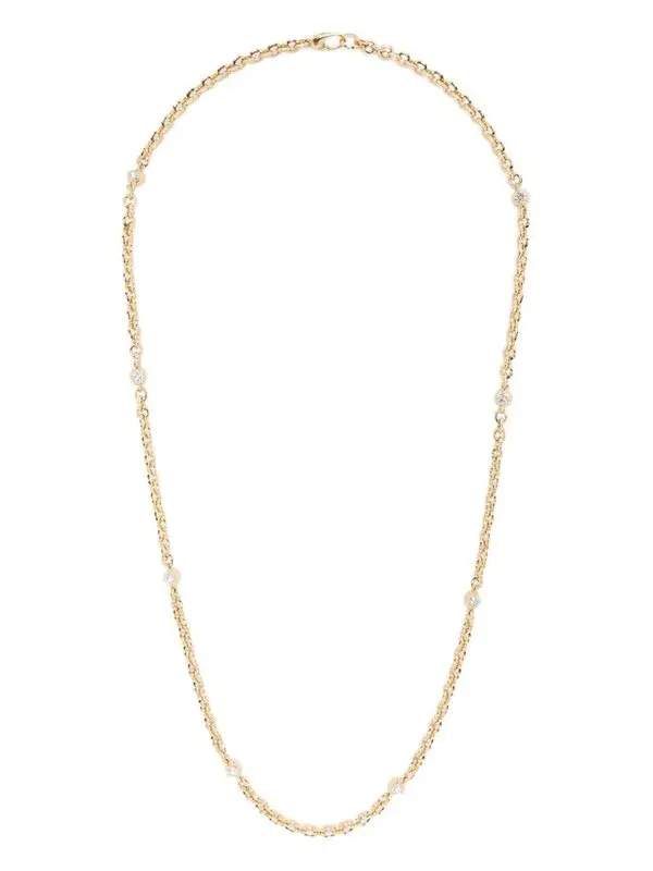 Lizzie Mandler 18kt Yellow Diamond Necklace - Gold