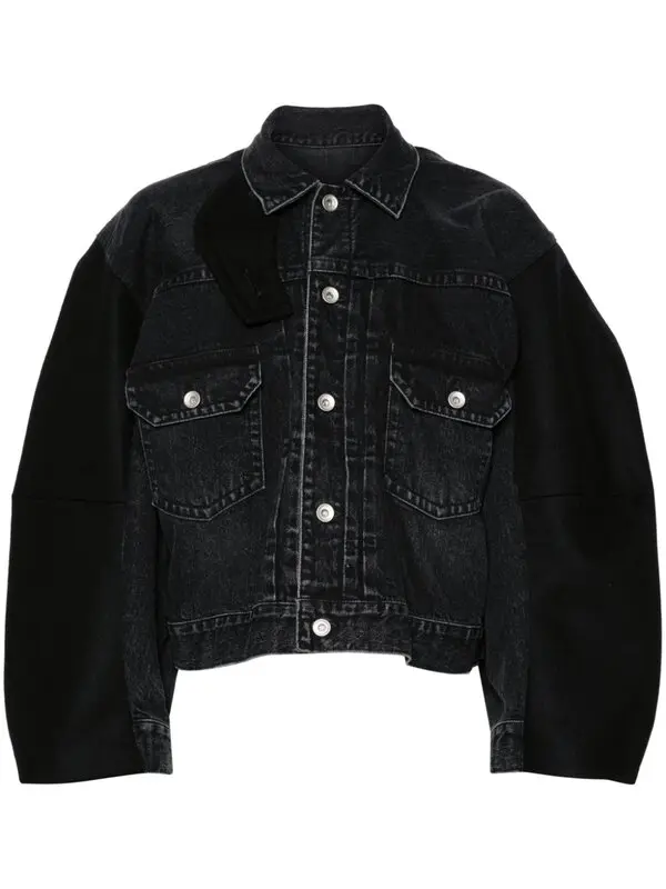 Sacai Panelled Denim Jacket