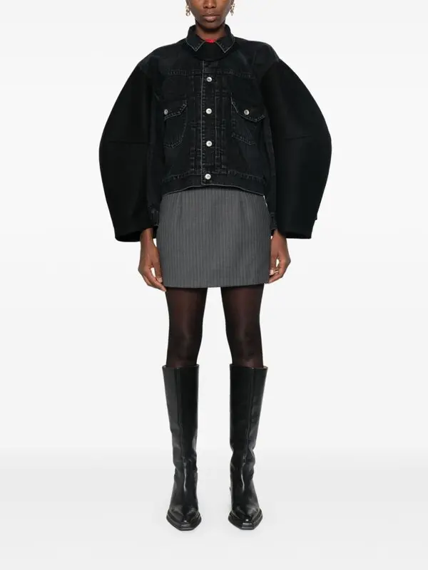 Sacai Panelled Denim Jacket