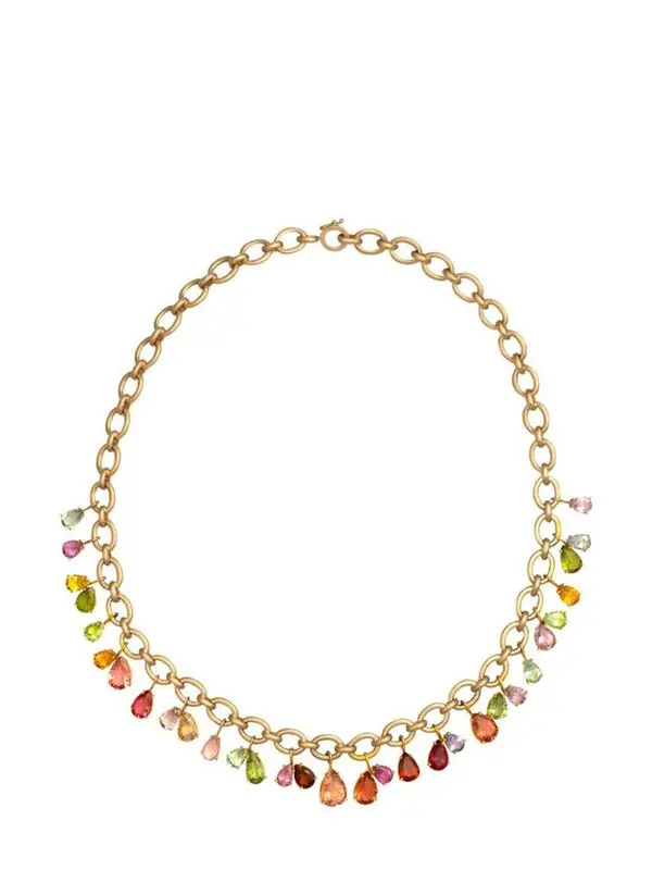 Irene Neuwirth 18kt Yellow Tourmaline Gemmy Gem Necklace - Gold
