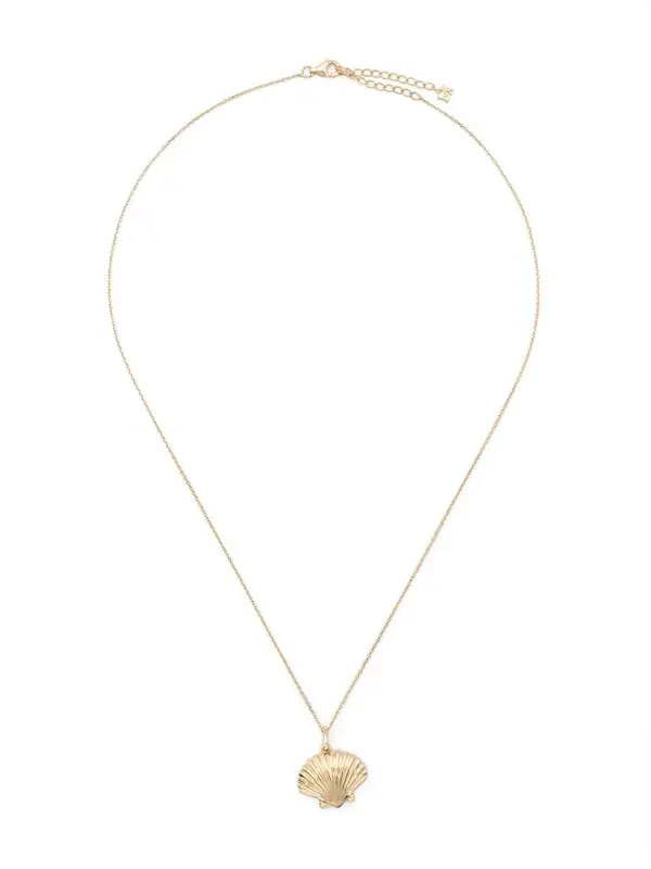Mateo 14kt Yellow Venus Pendant Necklace - Gold
