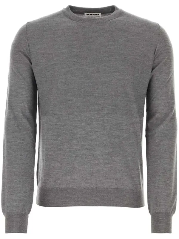 JIL SANDER Round-neck Virgin Wool Sweater