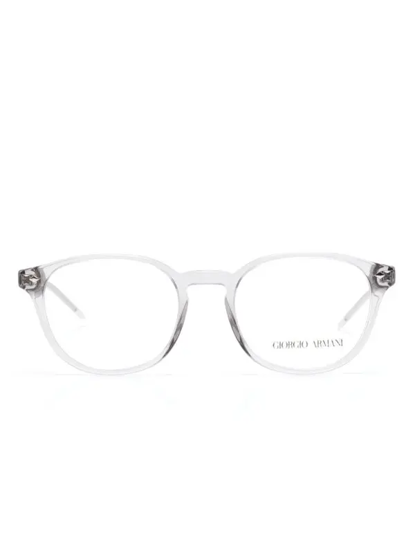 Giorgio Armani Round-frame Eyeglasses - Grey
