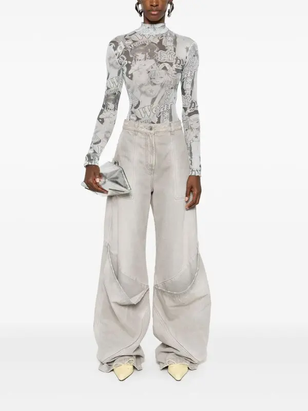 Gcds Printed Bodysuit