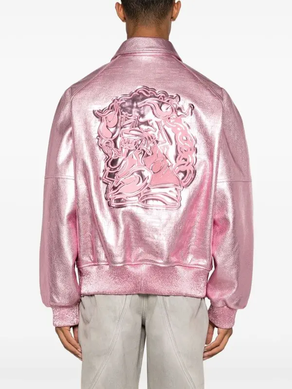 Off-White Scorpio Leather Bomber Jacket