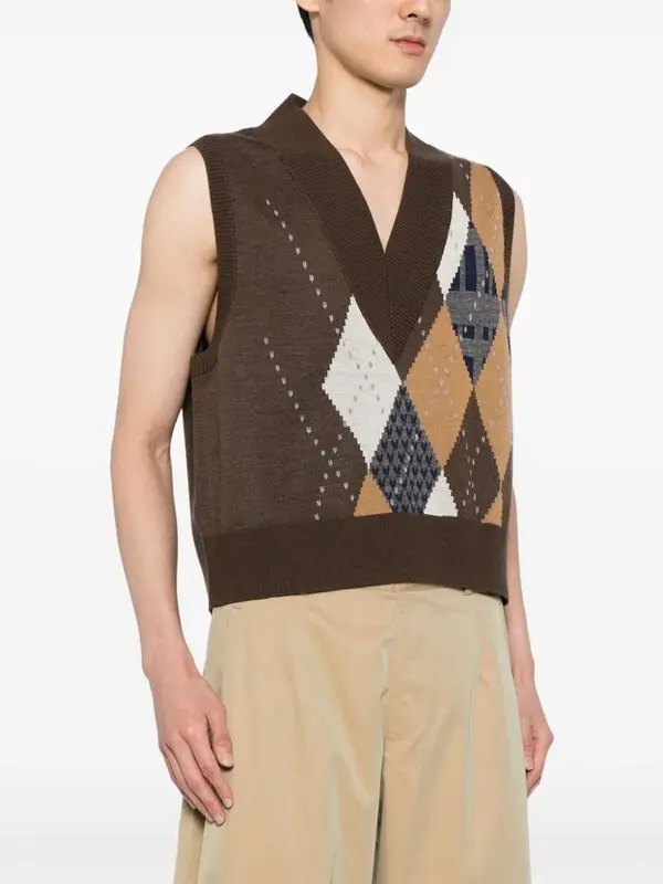 CROQUIS Loose Knitted Vest