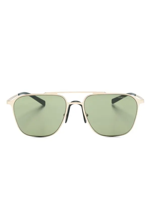 Giorgio Armani Pilot-frame Sunglasses - Gold