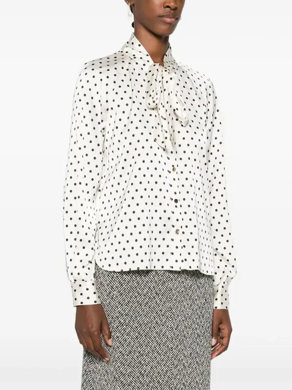 SELF-PORTRAIT Polka-dot Blouse