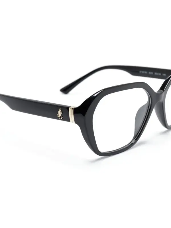 JIMMY CHOO Hexagonal Frame Eyeglasses