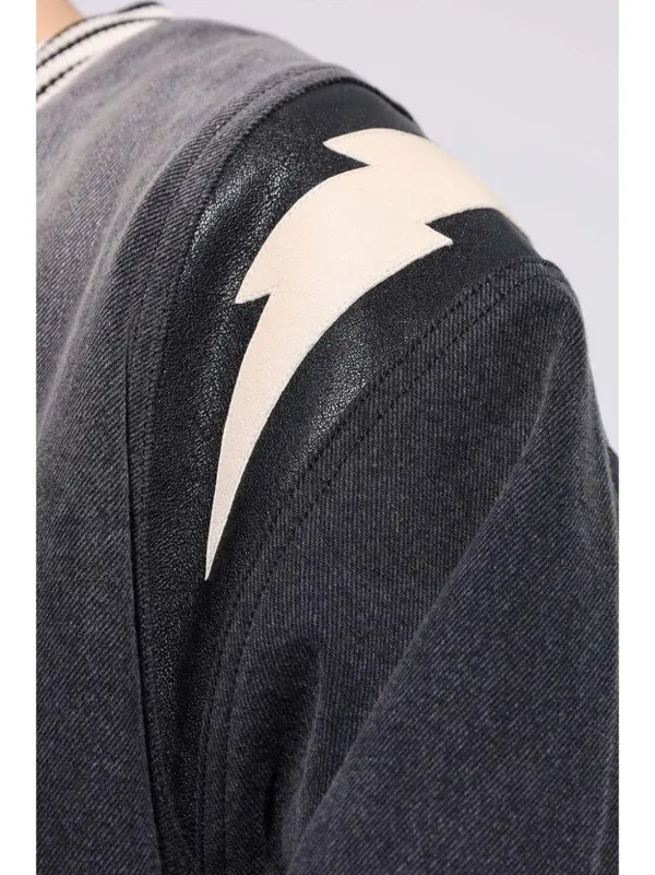 Rhude Logo-embroidered Bomber Jacket - Grey