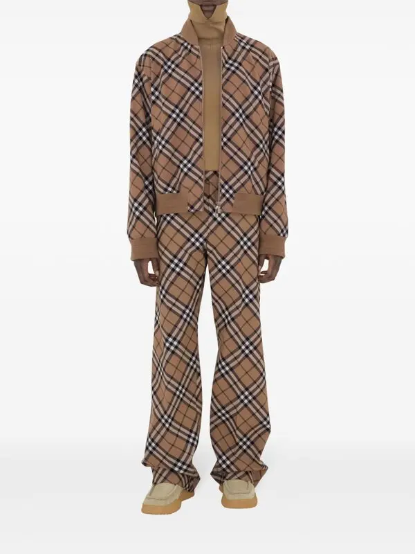 Burberry Vintage Check Zip-up Bomber Jacket - Neutrals