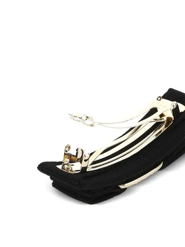 FERRAGAMO Vara Bow Hair Clip - Black