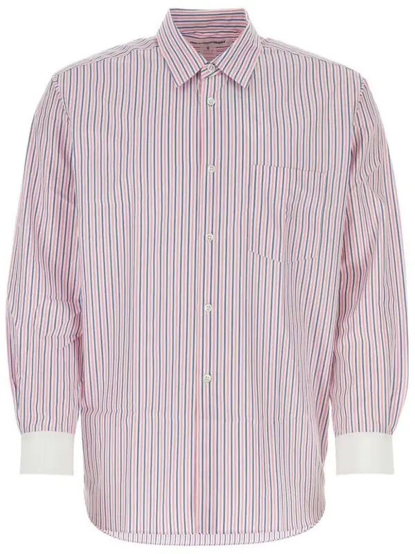 Comme Des Garçons Pinstripe-print Shirt