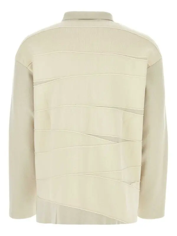 NAMACHEKO Syl Bandage Polo Shirt - Neutrals