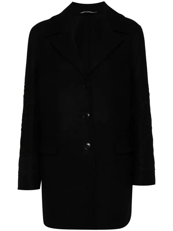 Ermanno Scervino Floral Embroidery Coat