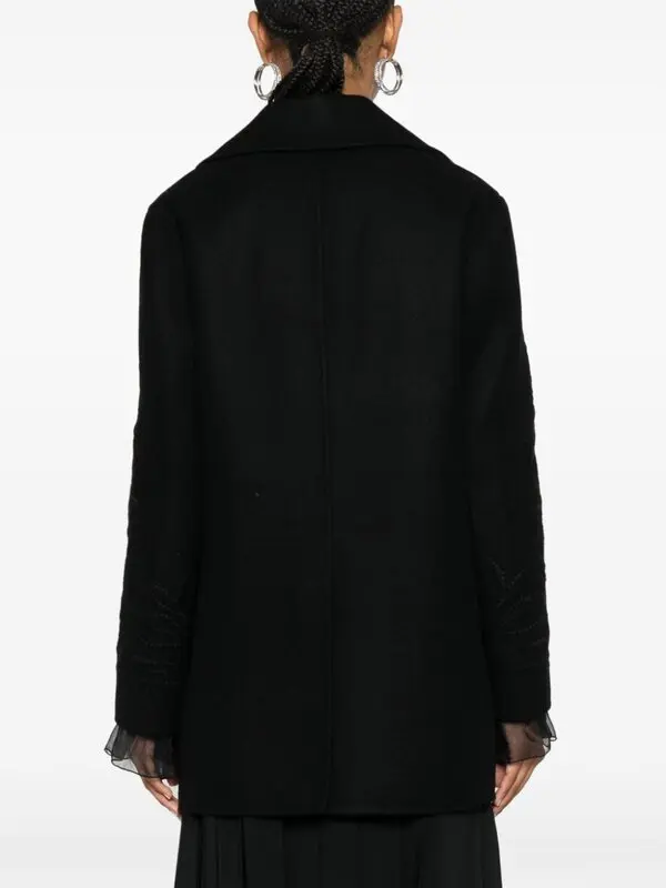 Ermanno Scervino Floral Embroidery Coat