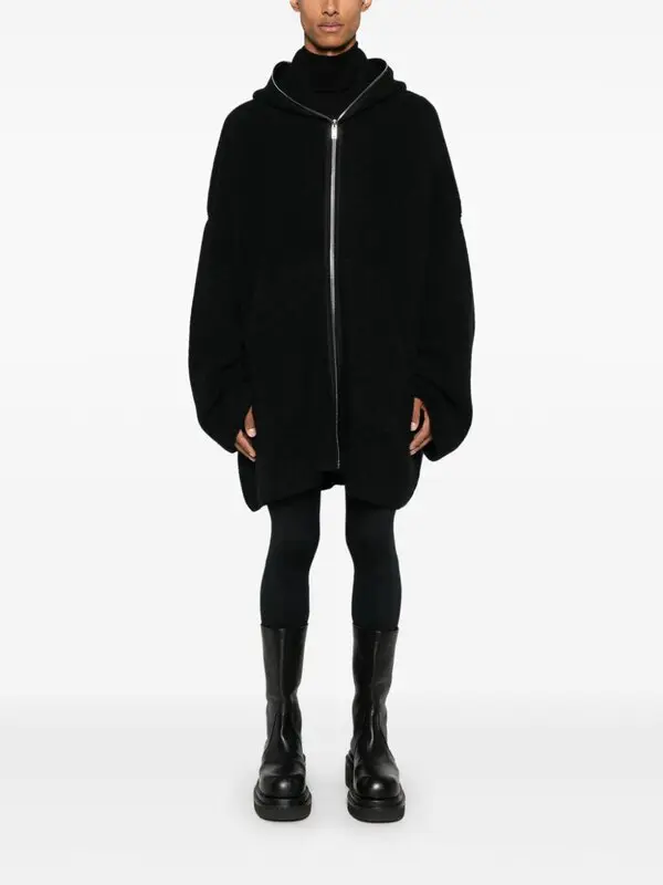 Rick Owens Drop-shoulder Hooded Jacket
