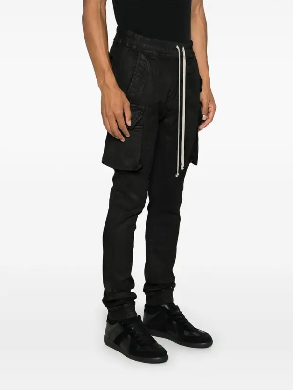 Rick Owens Porterville Mastodon Cargo Trousers In Black - 47% Off