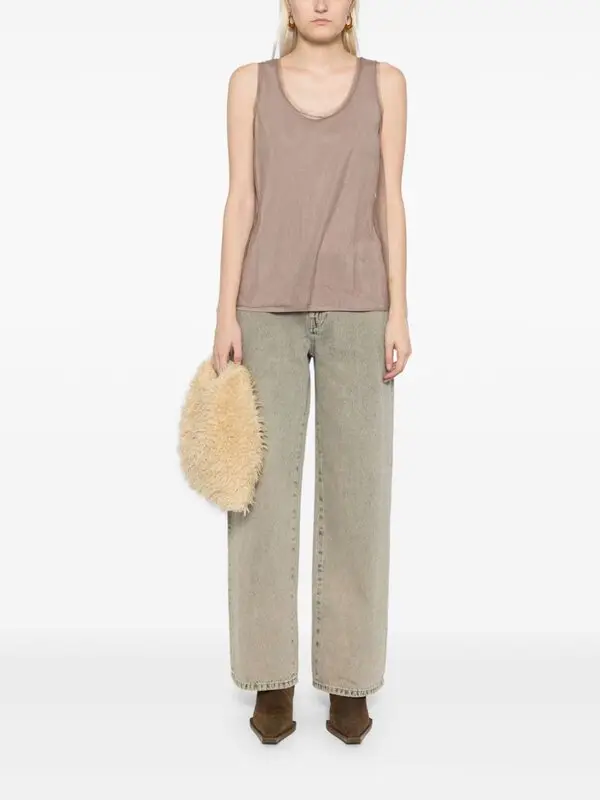 JNBY Mesh-detailing Top - Neutrals