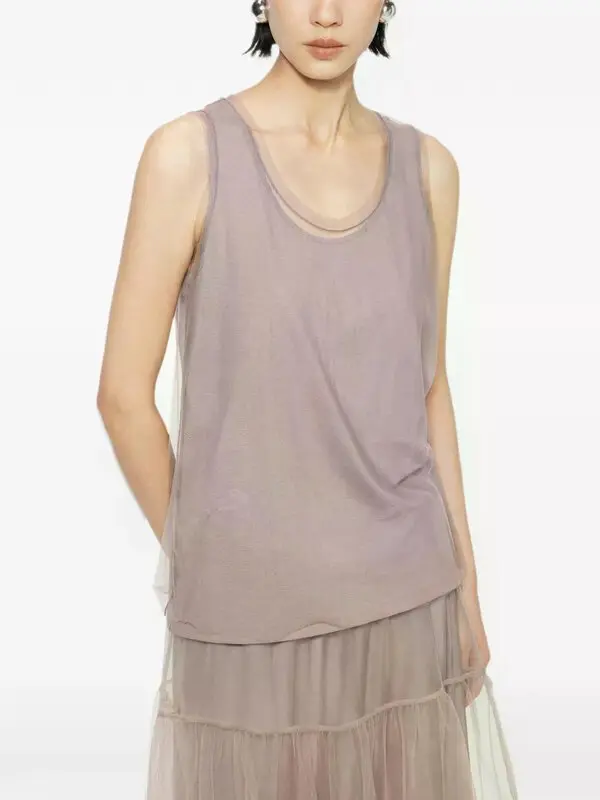 JNBY Mesh-detailing Top