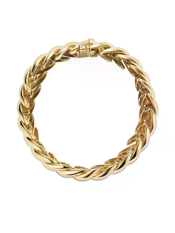 David Yurman 18kt Yellow Sculpted Cable Bracelet