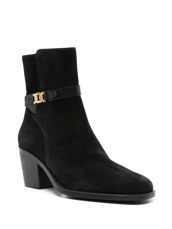 TOD'S 65mm Logo-charm Ankle Boots