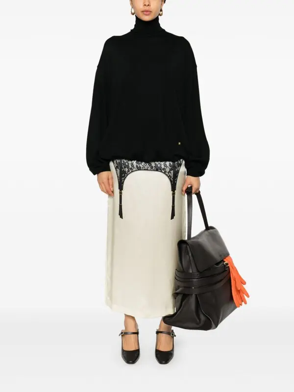 Moschino Plaque Sweater - Black