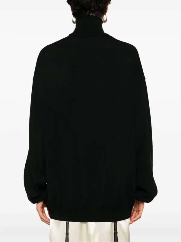 Moschino Plaque Sweater - Black