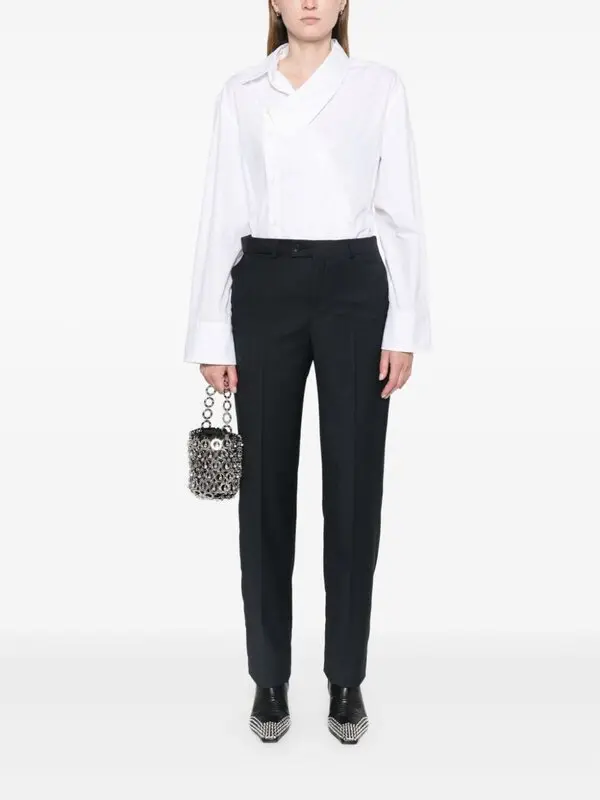 FRENKEN Cross Asymmetric Shirt - White